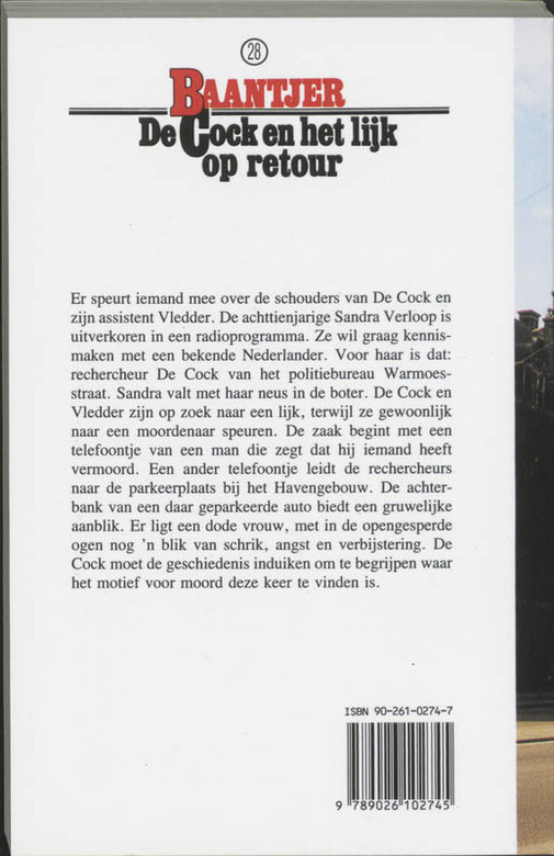 De Cock en het lijk op retour – Evenaar