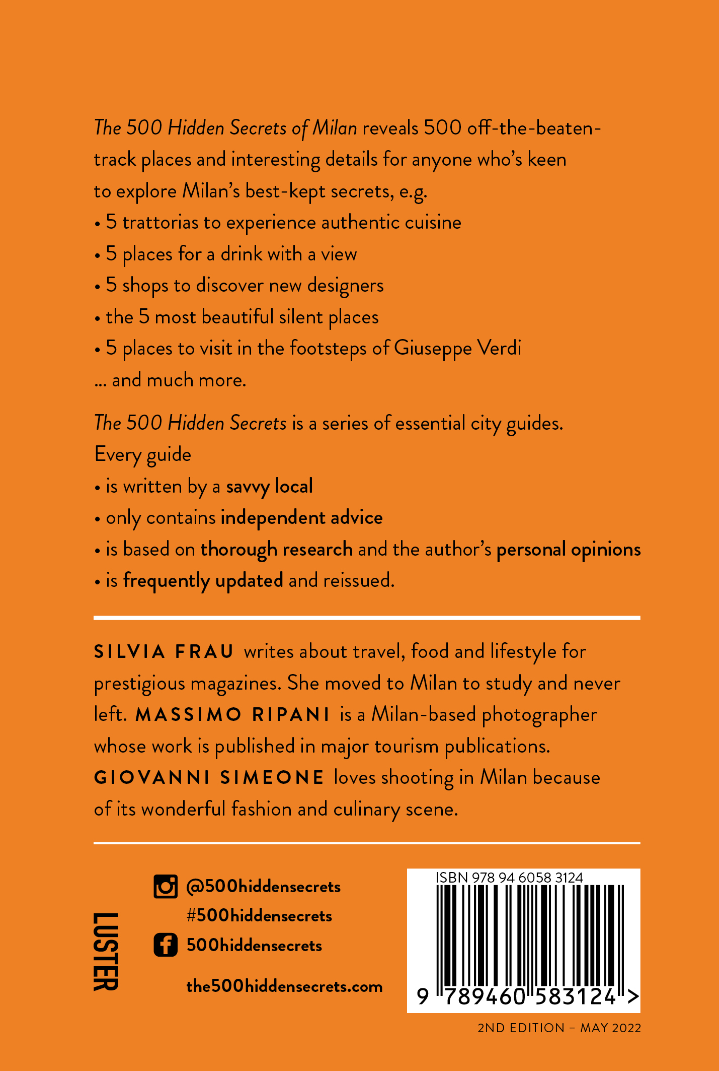 The 500 Hidden Secrets of Milan – Evenaar